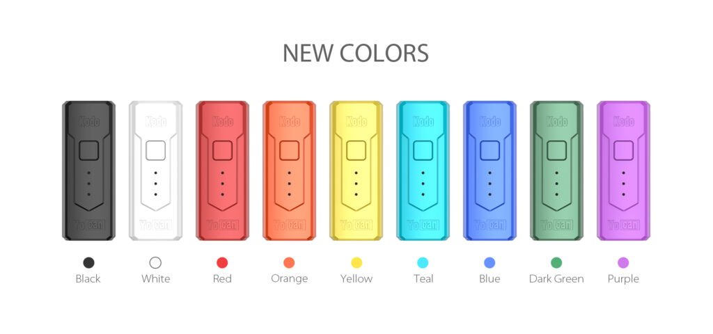 Yocan Kodo Battery - NEW Colours! - UK Vape Carts