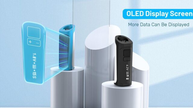 TIK20 Battery - OLED screen - UK Vape Carts
