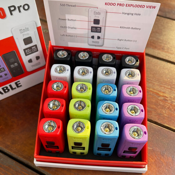 Yocan Kodo PRO Battery - NEW Colours! - UK Vape Carts